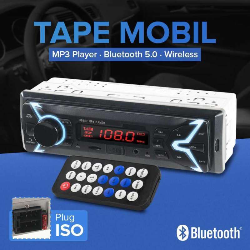 Jual Tianyu Tape Mobil Audio Mp3 Player Lcd Rgb Bluetooth 5.0 Wireless 60w 618 Receiver Sofwofer ...