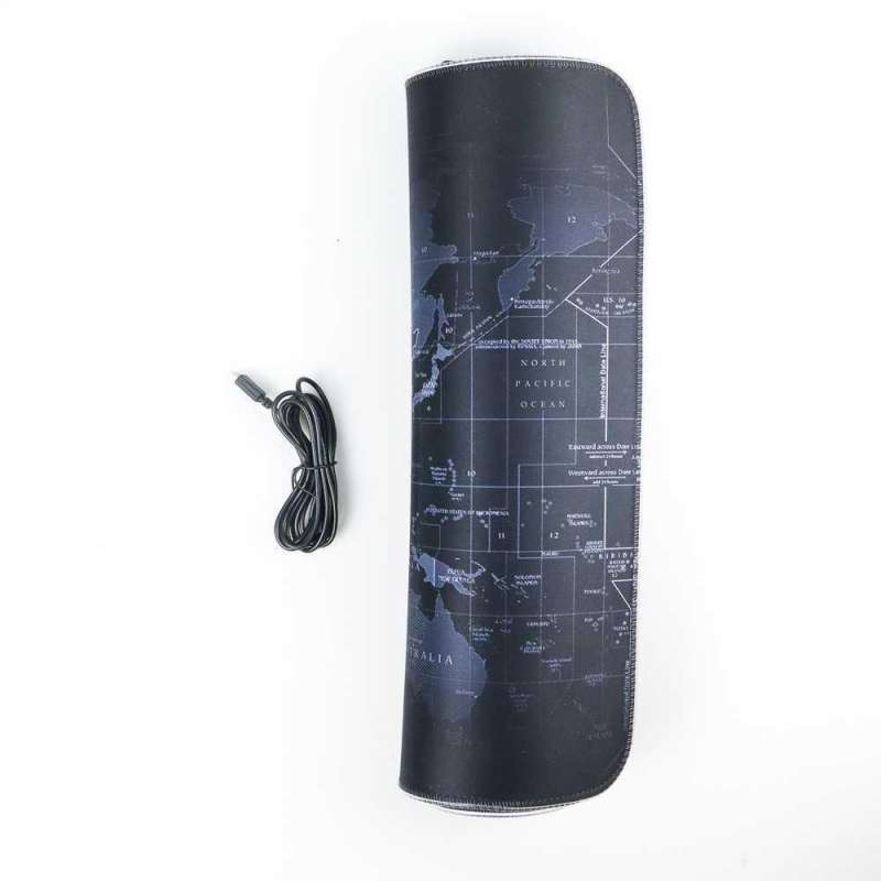 Jual Gaming Mouse Pad Xl Peta Dunia + Led Rgb Gms-wt-5/fgd-02 Mouse ...