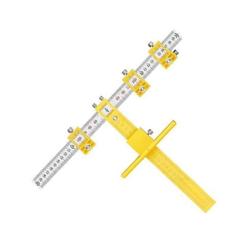 Jual Alloet Penggaris Alat Ukur Bor Woodworking Drilling Aid Tool M138 ...