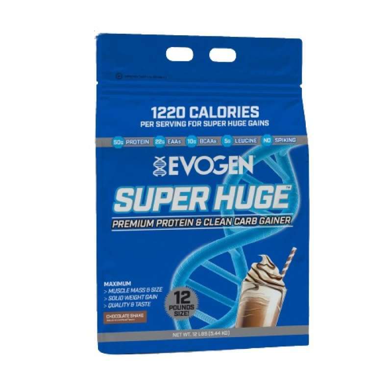 Jual Evogen Super Huge Mass Gainer 12 Lbs Clean Carb Gainer - Chocolate ...