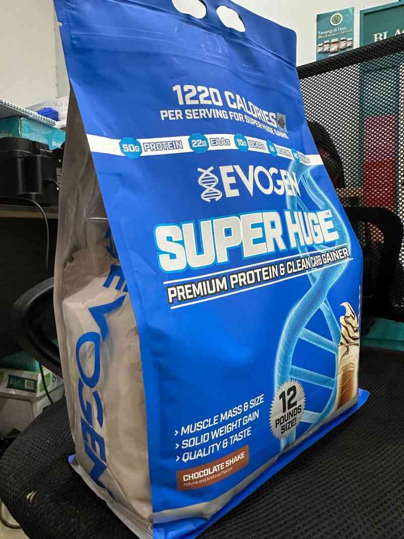 Jual Evogen Super Huge Mass Gainer 12 Lbs Clean Carb Gainer - Chocolate ...