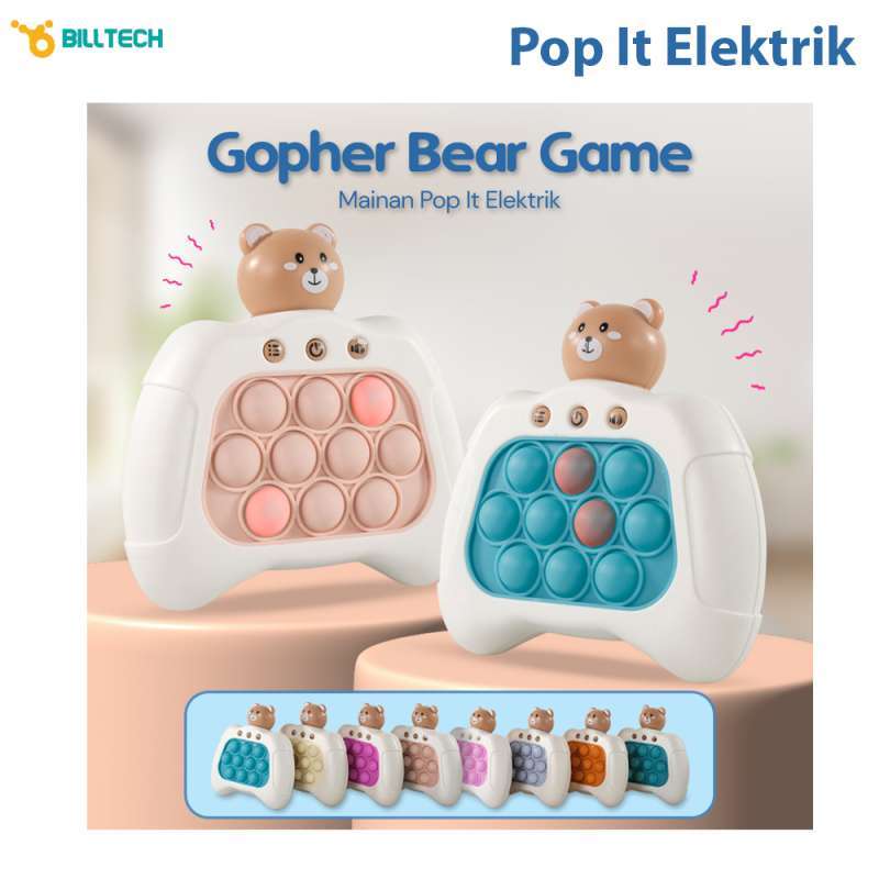 Jual Mainan Pop It Elektrik Gopher Bear Game Console 3rd Generation Di ...