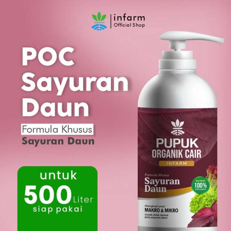 Jual Infarm - Pupuk Organik Cair Tanaman Daun / Sayur 1l Poc Kompos ...