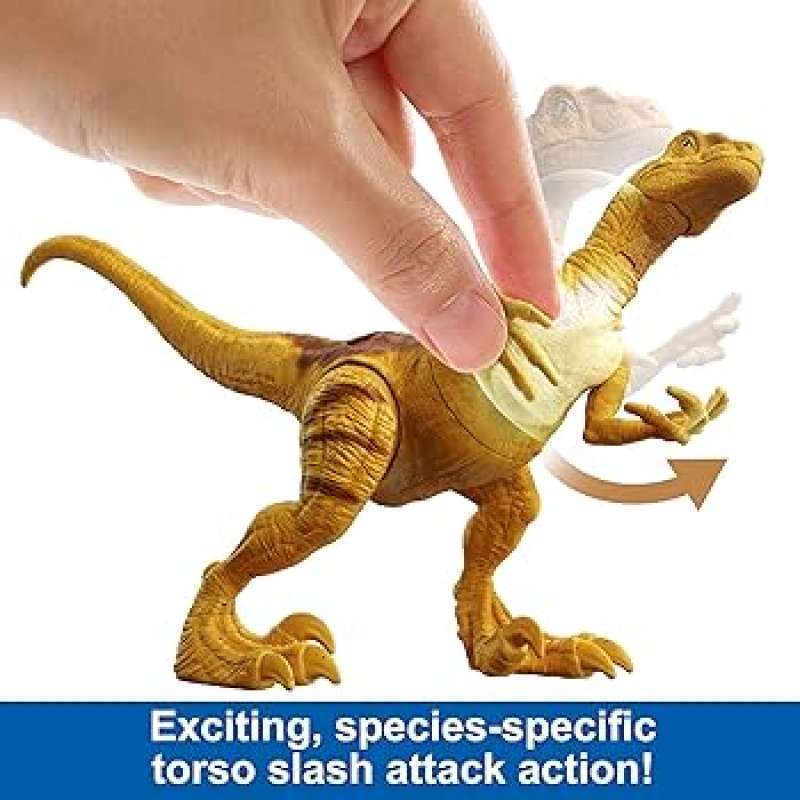 Promo Mattel Jurassic World Epic Evolution Strike Attack Velociraptor ...