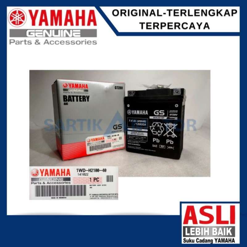 Promo Battery Assy Gtz8v - Aki Accu Kering Yamaha R25-mt25 (1wd-h2100 ...