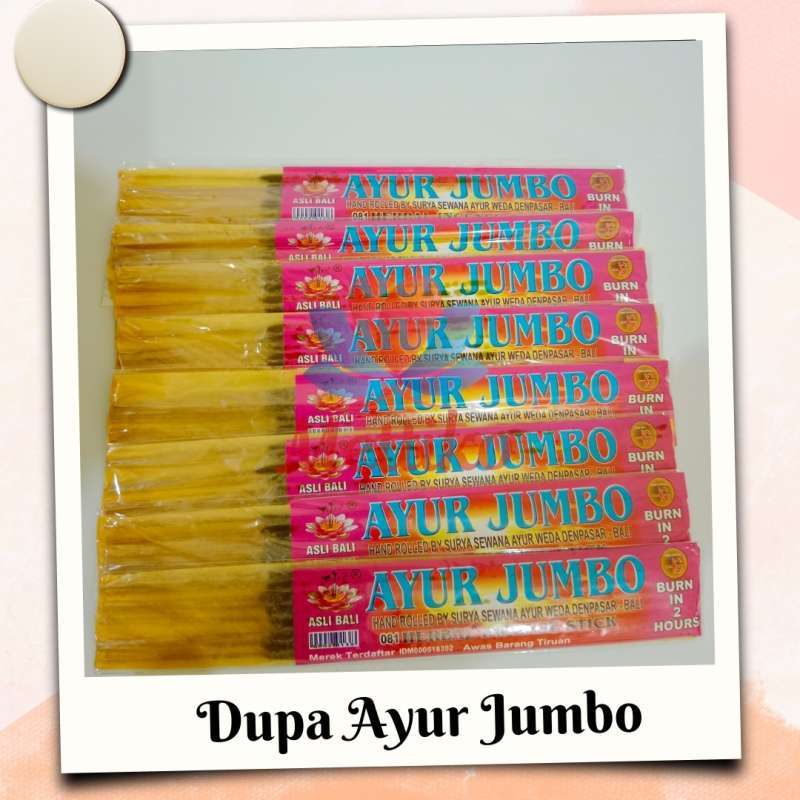 Jual Dupa / Hio Ayur Jumbo Asli Bali Di Seller Toko Dupa Mettiko ...