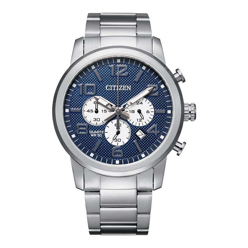 Jual Jam Tangan Pria Citizen Chronograph An8050-51m Men Blue Dial ...