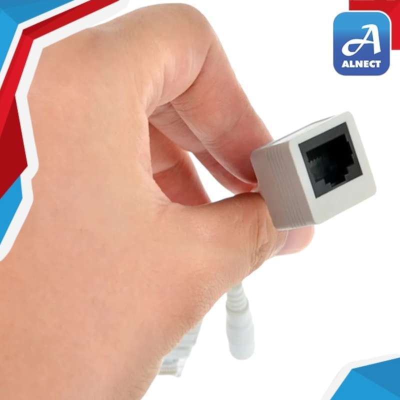 Jual Kabel Poe Splitter Putih Cable Injector Spliter Adapter Cctv ...