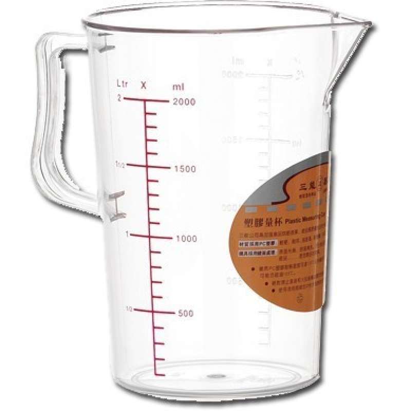 Jual Sanneng Sn4710 - Plastic Measuring Cup / Gelas Ukur 3l / 3000cc ...