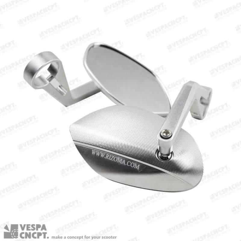Promo Spion Rizoma Bar End Mirror Silver Oval Vespa Sprint Primavera Lx ...