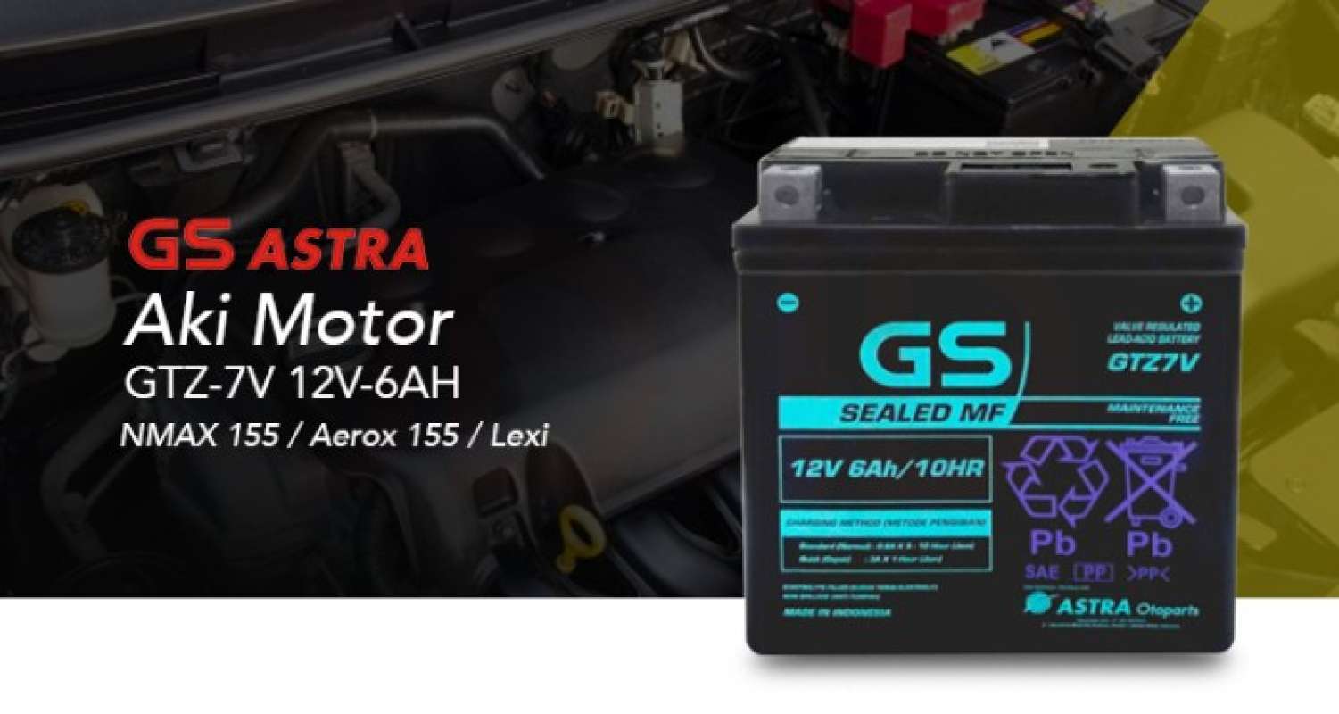 Jual Accu/aki Motor Kering Gs Astra Gtz7v Untuk Yamaha Nmax, Aerox ...