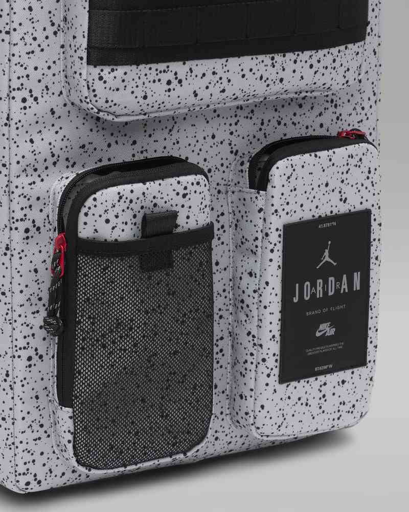 Jual Jordan Hesi Pack Backpack Cement Grey Splatered 22l Tas Original ...