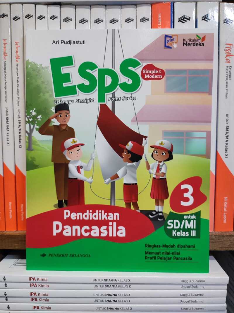 Jual Esps Pendidikan Pancasila Revisi Kelas 3 Sd Kurikulum Merdeka Erlangga Di Seller Toko Buku ...
