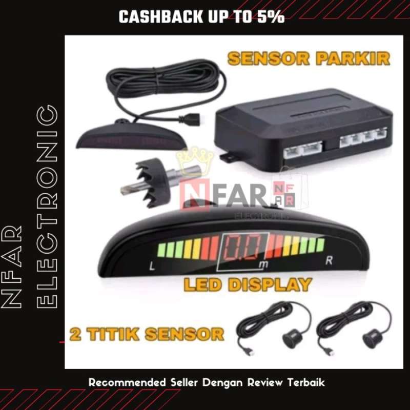 Jual Sensor Parkir Mundur 2 Titik Lengkap Plus Lcd Parking Sensor Mobil ...
