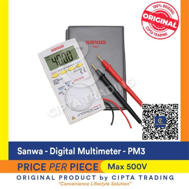 Promo Digital Multimeter - Sanwa - Pm3 (pocket Size) Diskon 23% Di Seller Bakalagi Store ...