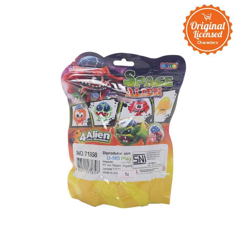 Jual Mainan Anak Deno Space Alien Squishy B1 Merah Di Seller Character Land Official Store ...
