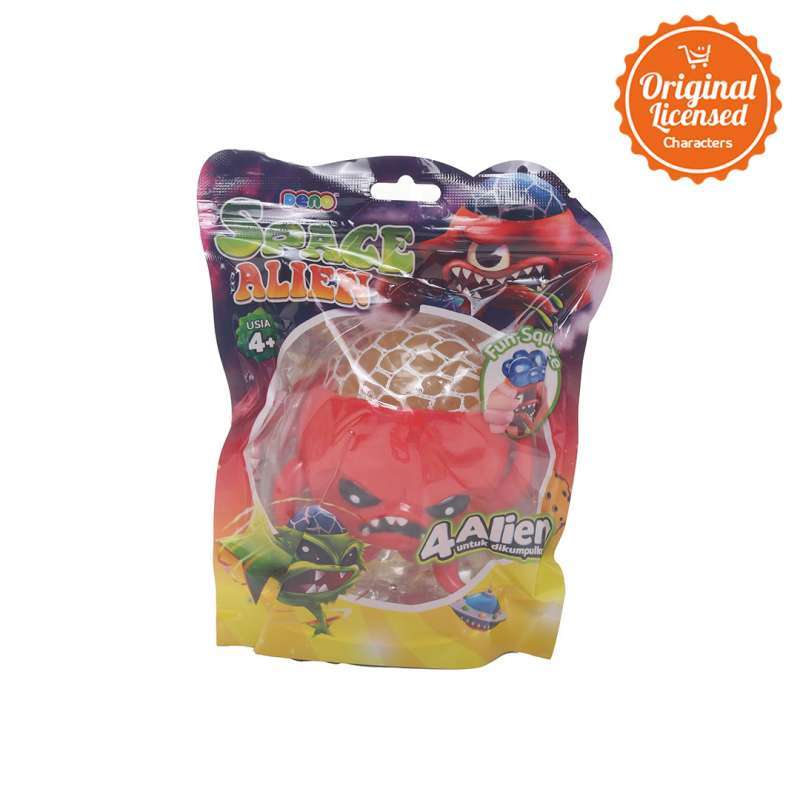 Jual Mainan Anak Deno Space Alien Squishy B1 Merah Di Seller Character Land Official Store ...