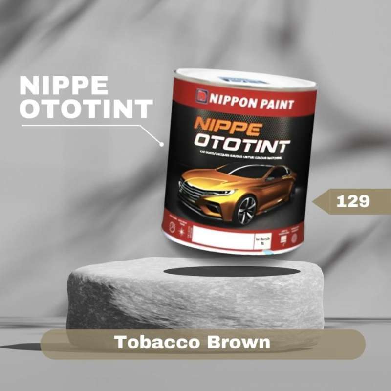 Jual Nippon Paint 129 Nippe Ototint Cat Duco - Tobacco Brown 1l Di ...