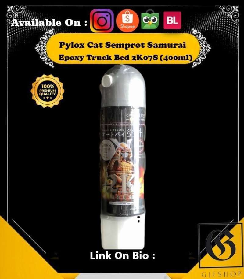 Jual Pylox Cat Semprot Samurai Epoxy Truck Bed 2k07s 400ml Di Seller ...