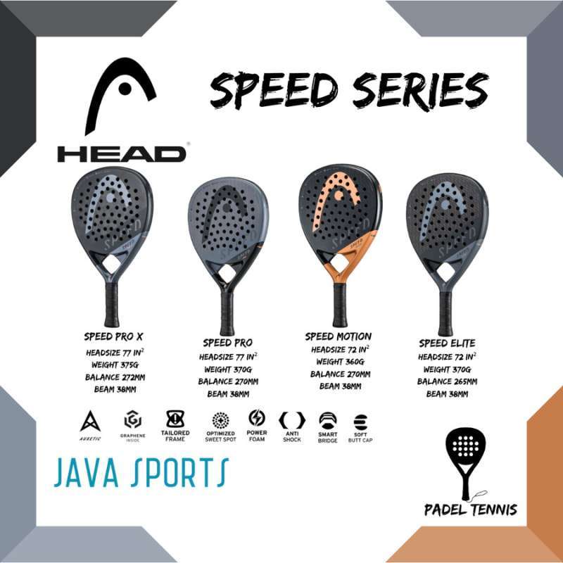 Promo Raket Padel Tenis Head Speed Series Pro X Motion Elite Racket ...