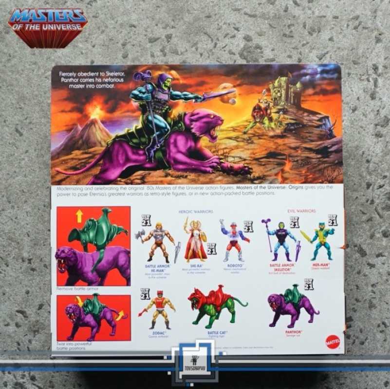 Jual Masters Of The Universe Origins Panthor Battle Cat Skeletor Motu ...