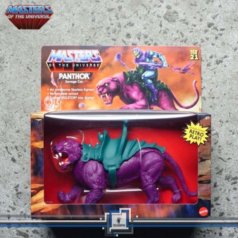 Jual Masters Of The Universe Origins Panthor Battle Cat Skeletor Motu ...