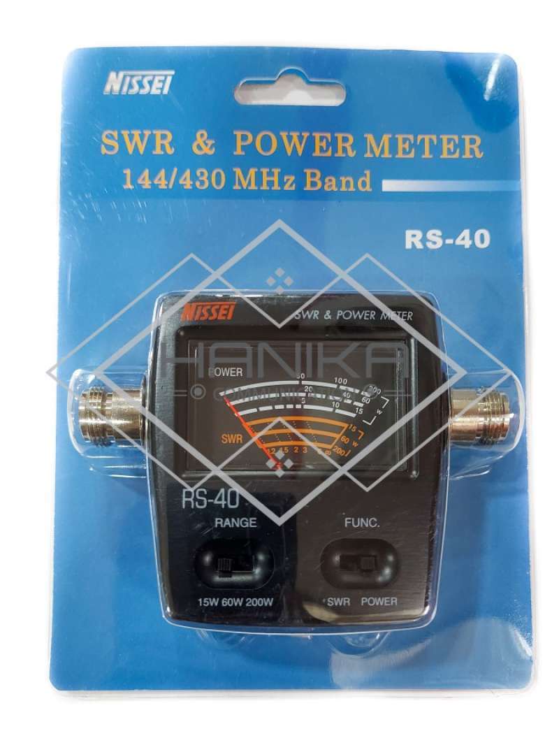 Promo Nissei Rs-40 Swr Power Meter 200w Dualband N Femalebaru Rs40 Ht ...