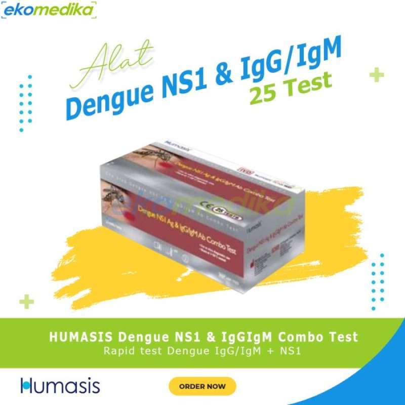 Promo Humasis Dengue Combo Rapid Dengue Ns1 & Igg/igm / Test Dbd ...