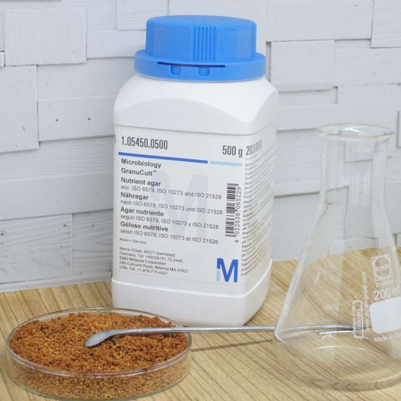 Promo Nutrient Agar|merck|1.05450.0500|microbiology|500g Diskon 23% Di ...