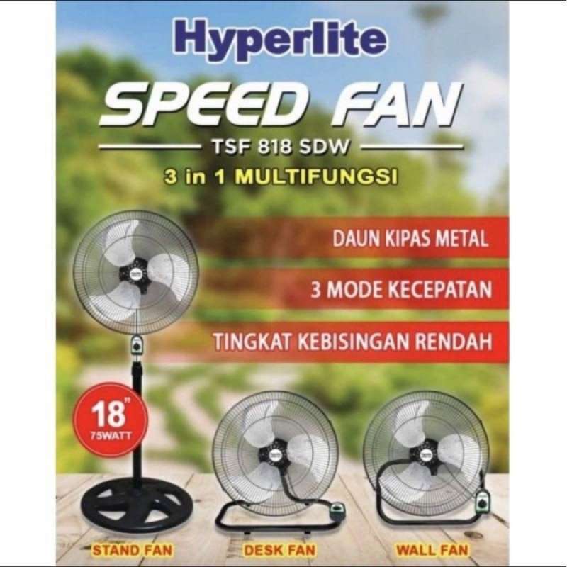 Promo Stand Fan Advance Tds-18 Kipas Angin Besi 18 Inch Multifungsi 3 ...