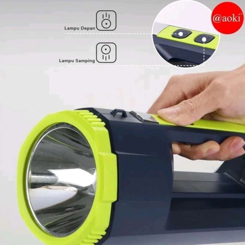 Promo Senter Led Jumbo Besar Lampu Super Terang Baterai Tahan Lama Ps ...