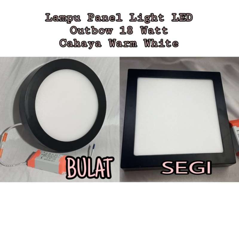 Jual Lampu Downlight Panel Light Led Outbow 18w 220v Body Kotak Dan ...