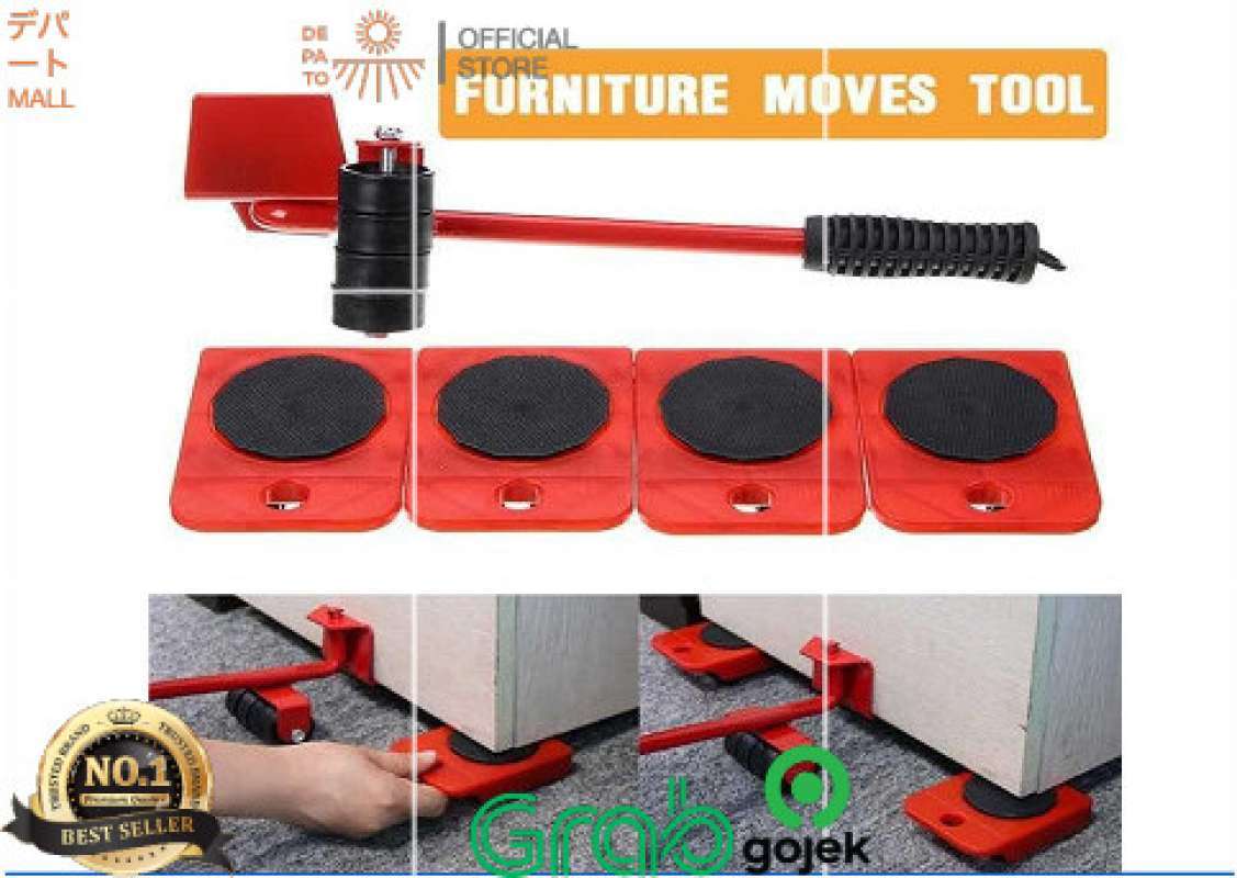 Promo Roda Alat Bantu Angkat Barang Pindah Pengangkat Furniture Moving ...