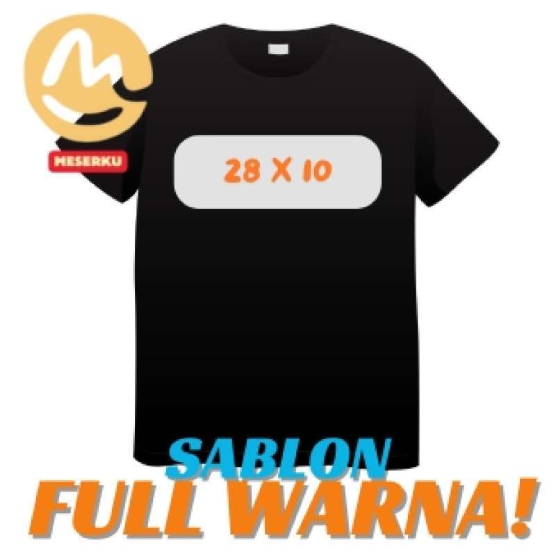 Jual Kaos Dewasa Sablon Custom 1 Sisi Dtf Satuan Bisa Cetak Foto | Kata | Couple Family ...