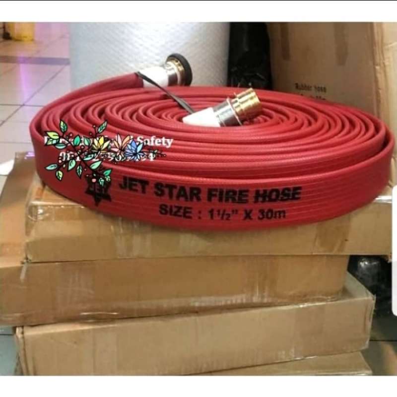 Promo Selang Pemadam Hydrant Fire Hose Rubber Jet Star 1,5x30m Diskon ...