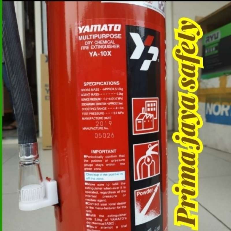 Promo Apar Yamato 3kg Ya-10x Multipurpose Dry Chemical Fire Extinguisher Diskon 23% Di Seller ...