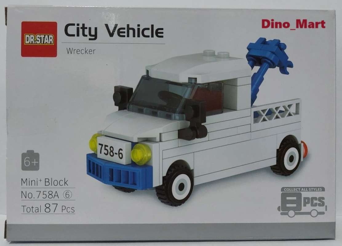 Promo Brick Kendaraan Mobil Kota - City Vehicle 758a - Dino Mart ...