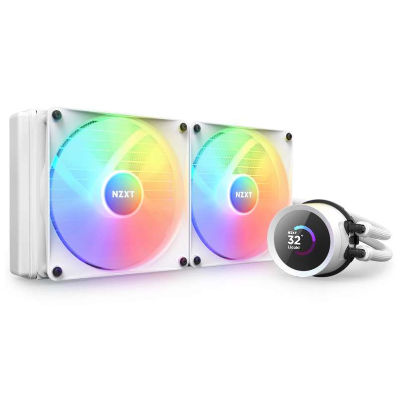 Jual Nzxt Kraken 280 Rgb Black / White 280mm Aio Liquid Cooler With Lcd ...