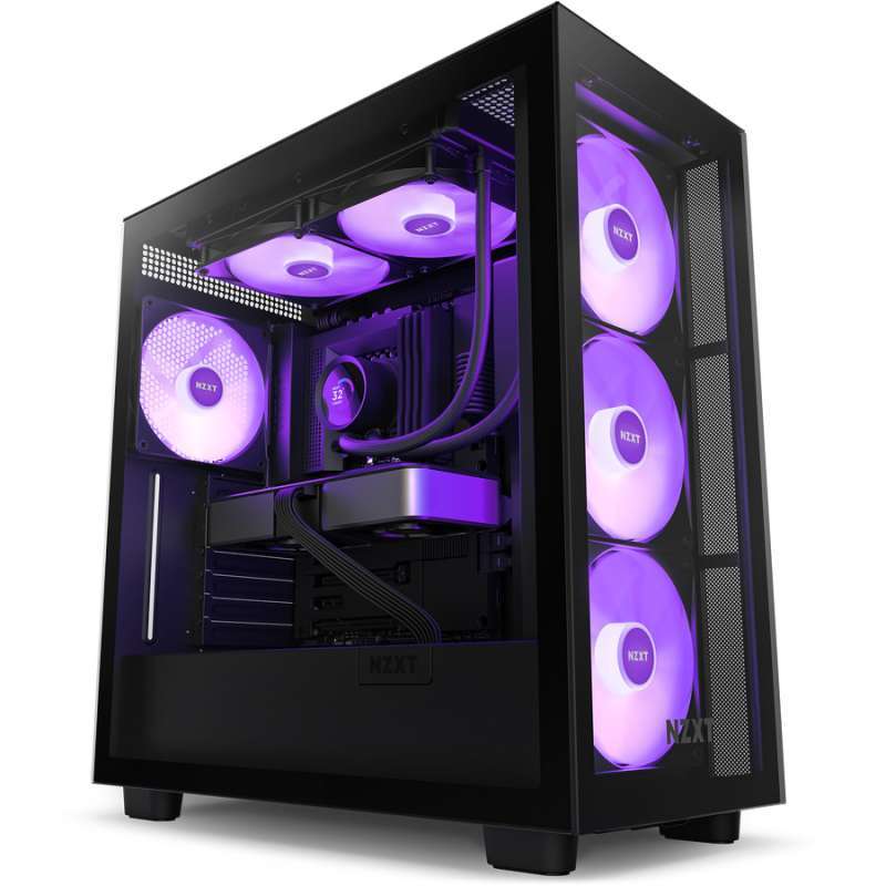 Jual Nzxt Kraken 280 Rgb Black / White 280mm Aio Liquid Cooler With Lcd Display And Argb Fans Di ...