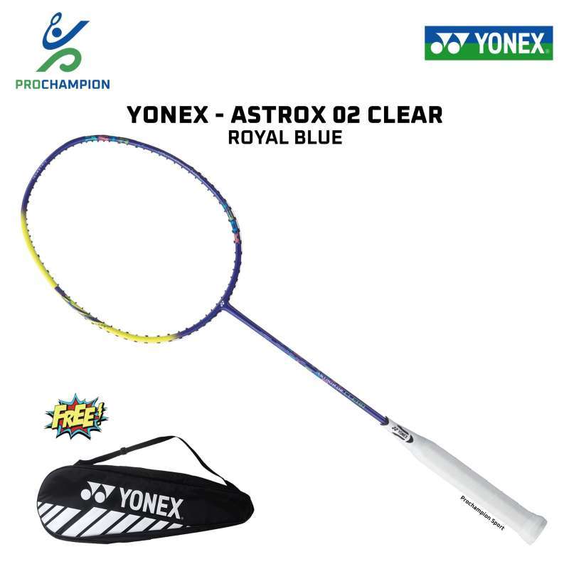 Promo Raket Badminton Yonex Astrox 02 Clear Royal Blue Diskon 10% Di ...