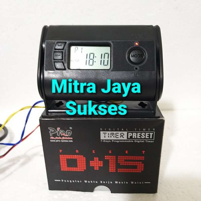 Promo Promo - Timer Piro Preset Digital Dc 12 Volt 15 Auto Program On ...