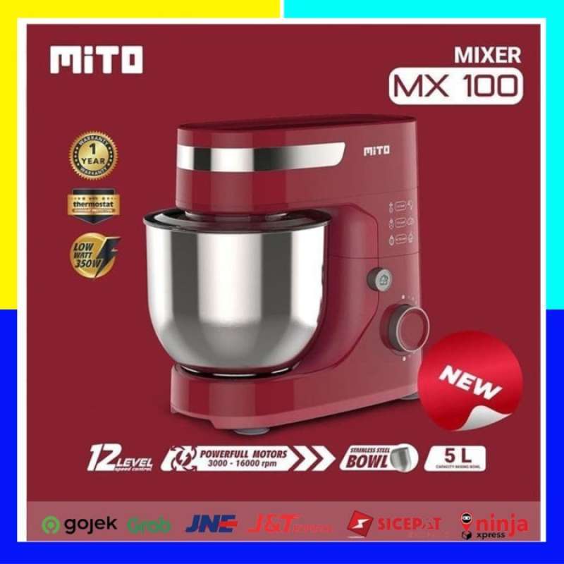 Promo Mito Stand Mixer Mx-100 Kapasitas 5 Liter - Merah Diskon 33% Di Seller Masteguh - Tugu ...