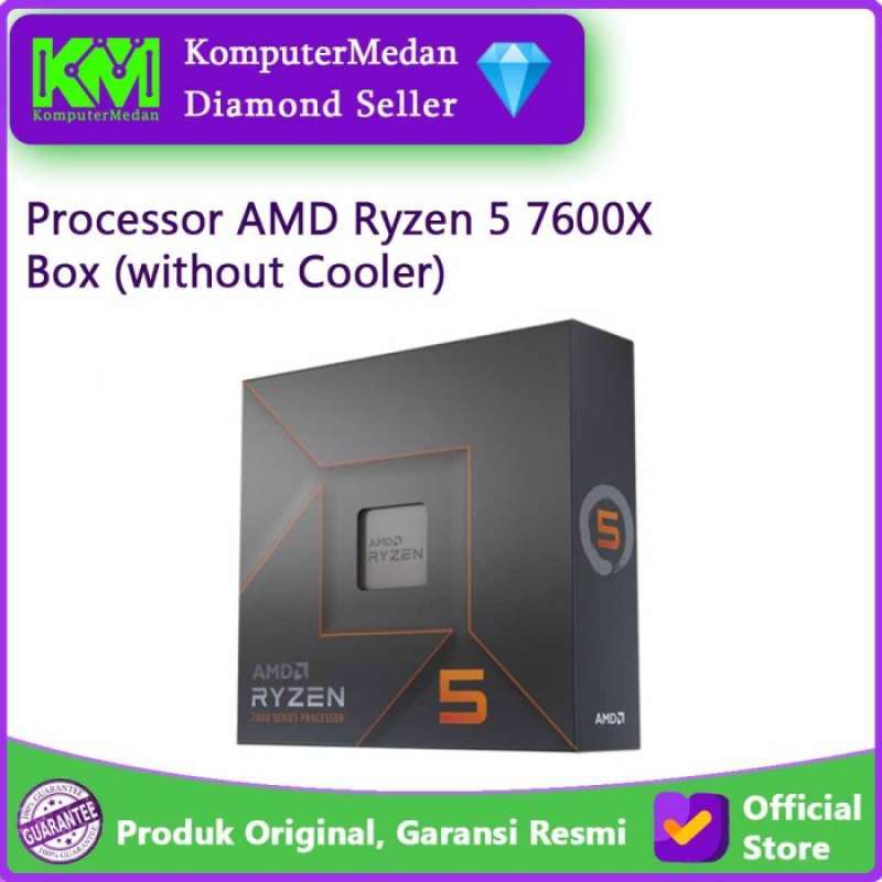 Jual Processor Amd Ryzen 5 7600x Box (without Cooler) Am5 Di Seller ...