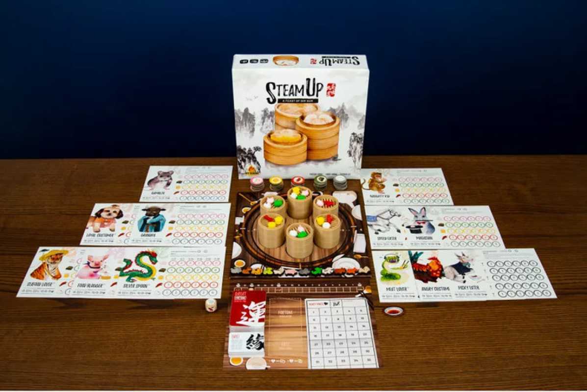 Promo Steam Up: A Feast Of Dim Sum Deluxe Edition Board Game Diskon 50% ...