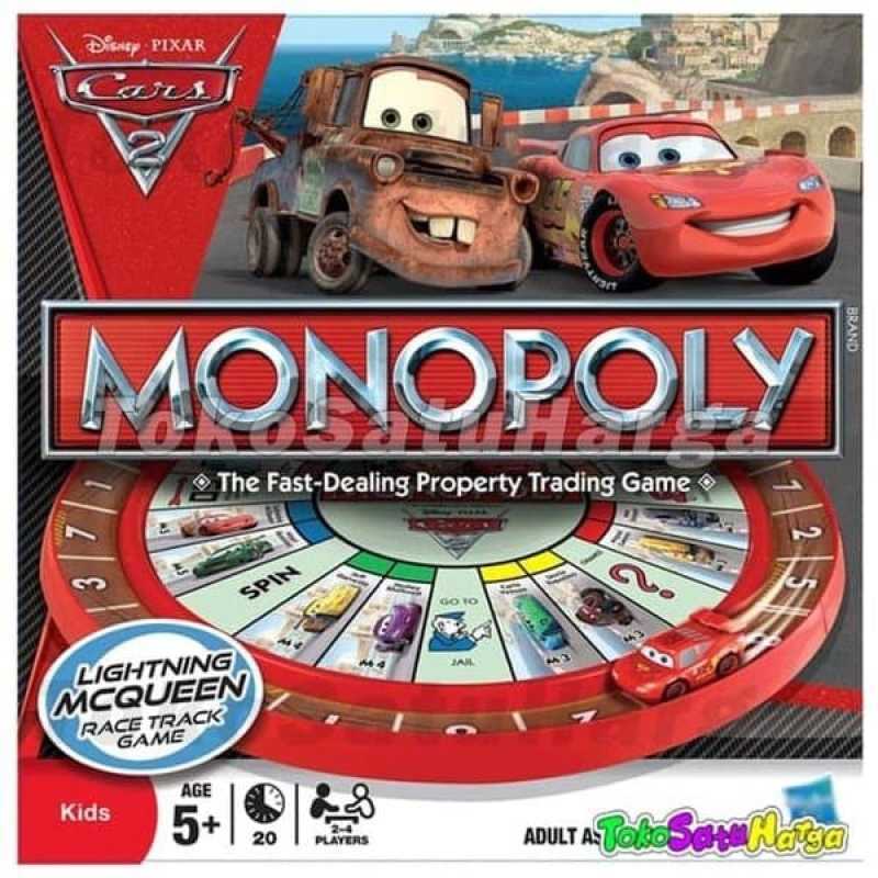 Promo Mainan Edukasi Monopoly Track Cars Car Spin Lightning Mcquen ...