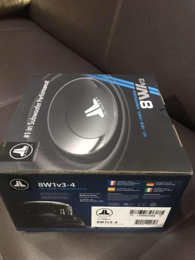 Promo Subwoofer Jl Audio W1 V3 8 Inchgaransi Single Coil 4 Ohm Diskon 2 ...
