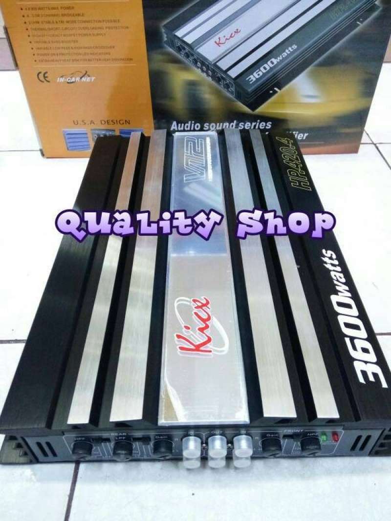 Promo Power Mobil Legendaris 4 Channel Kick-420,4 High Power 3600watt V12 Diskon 8% Di Seller ...