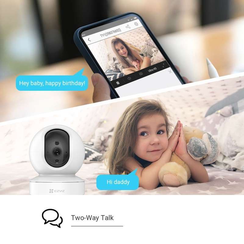 Jual Ezviz Ty1 Pro 2k+ 4mp Smart Home Wifi Pan Tilt Ip Camera Cctv ...