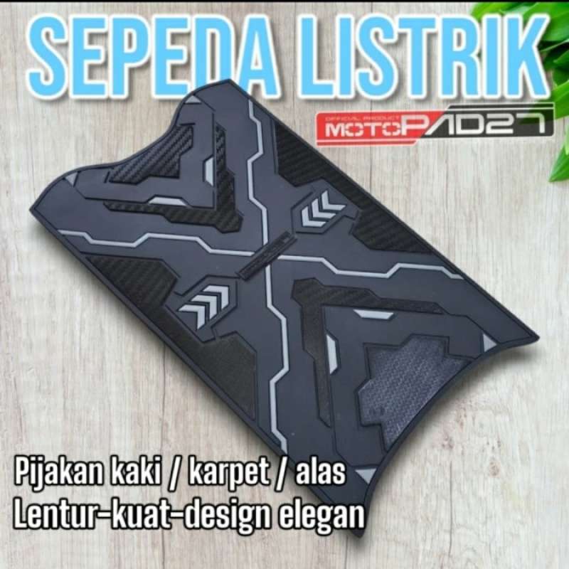 Promo Motopad27 Karpet Motor Listrik Alas Pijakan Kaki Motor Listrik ...