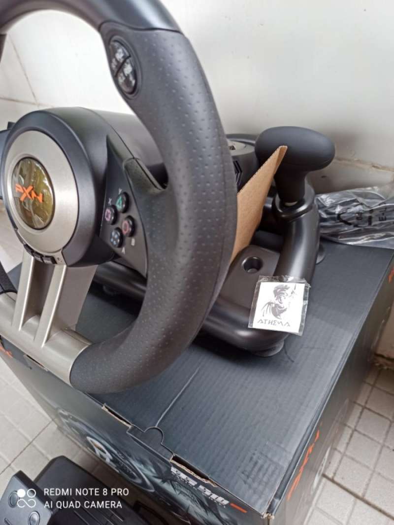 Promo 100% Produk Ori Pxn V3ii Vibration Motor Racing Game Steering Wheel With Pedal Pc/ps ...